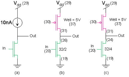 Mosfet Transistor Circuits